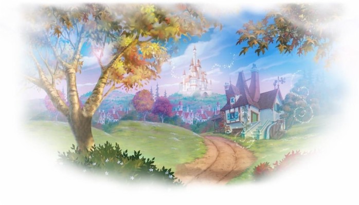 Disney Princess Castle Wallpaper - Tinker Bell Castle Cartoon ...