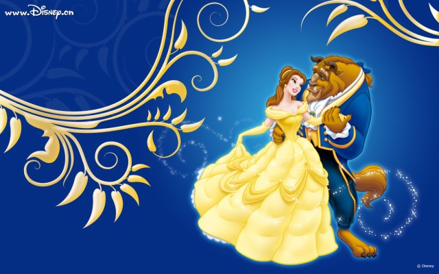 Beauty Beast Disney Princess Wide Hd New Wallpaper - Beauty And The ...