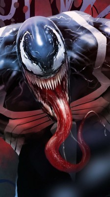 Venom Portrait Art - 750x1334 Wallpaper - teahub.io