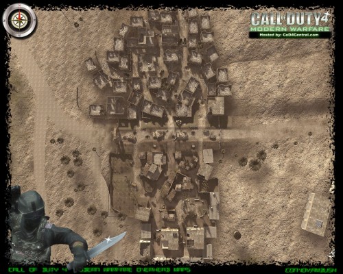 Cod4 Shipment Ultra High Resolution Map Image - Shipment Call Of Duty ...