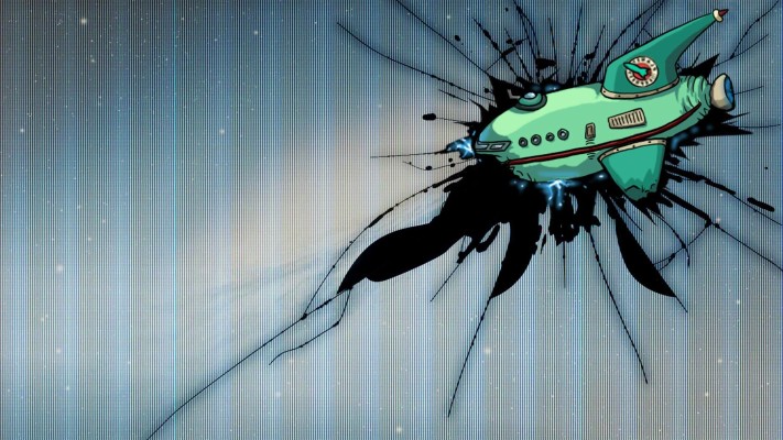 Planet Express Ship Crash - 2560x1440 Wallpaper - teahub.io