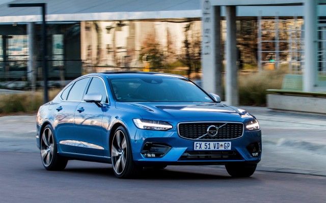 Volvo S90 R-design, 2018, Blue S90, Luxury Sedan, Business - Volvo S90 ...