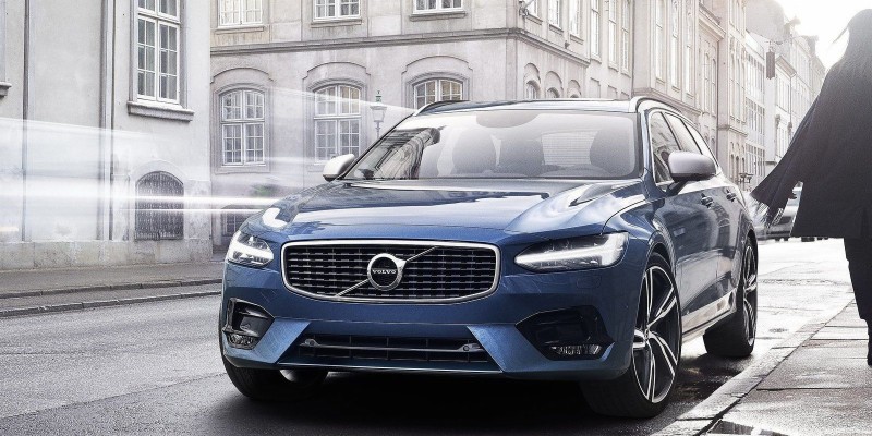 Volvo S90 R-design, 2018, Blue S90, Luxury Sedan, Business - Volvo S90 ...
