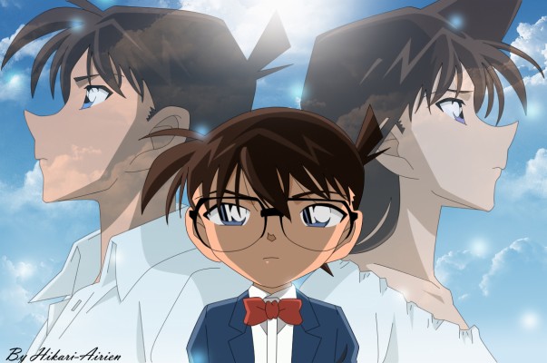 Shinichi Ran And Conan - 1200x796 Wallpaper - teahub.io