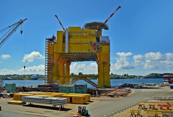 Large Oil Rig Rust Night - 1920x1080 Wallpaper - teahub.io