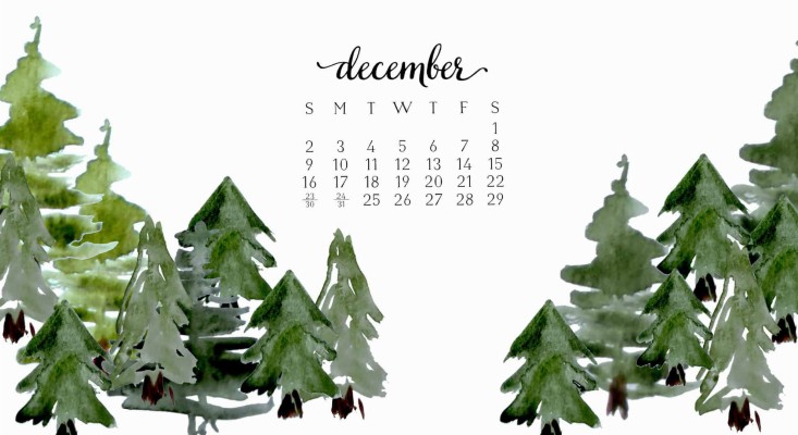 December 2019 Calendar Desktop Background - 1980x1080 Wallpaper - teahub.io