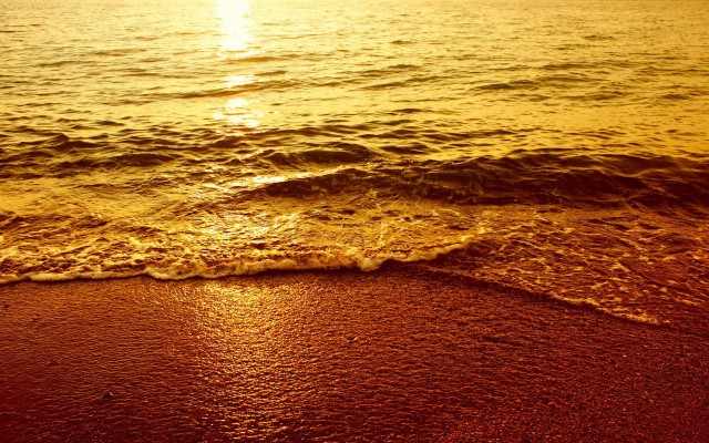 Orange Ocean Wave - 1920x1200 Wallpaper - teahub.io