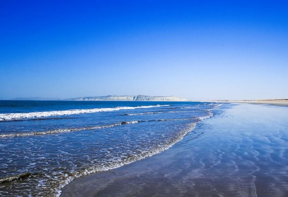 Pakistan, Ormara, Coast, Shore, Sand, Mountains, Calm, - Beach Ridge ...