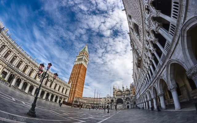 Photo Wallpaper Italy, Venice, Piazza San Marco - Piazza San Marco ...