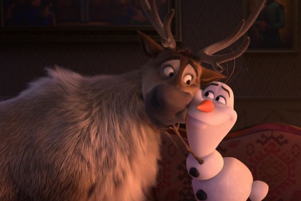 Download Wallpaper Best Friends Olaf And Reindeer From - Frozen 2 Olaf ...