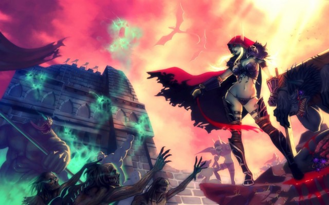 World Of Warcraft Windrunner Sisters - 1589x2304 Wallpaper - teahub.io