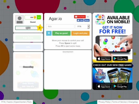 Agario Wallpaper - Circle - 1366x768 Wallpaper - teahub.io