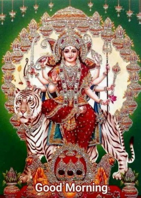 Goddess Durga Good Morning - 686x960 Wallpaper - teahub.io