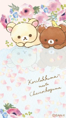 Korilakkuma Meets Chairoikoguma - 1080x1920 Wallpaper - teahub.io