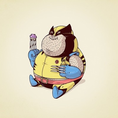 Fat Marvel Characters Cartoon - 1600x1600 Wallpaper - teahub.io