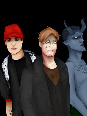 Emo Trinity Wallpaper - Illustration - 774x1032 Wallpaper - teahub.io