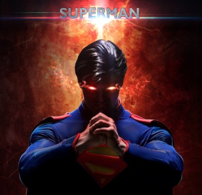 Superman Heat Vision Eyes - 3840x3700 Wallpaper - teahub.io
