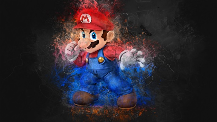 Super Mario, Digital Art - Diamond Painting Mario Bros - 3440x1440 ...
