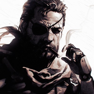 Smoking Man Digital Wallpaper, Venom Snake, Metal Gear - Big Boss ...