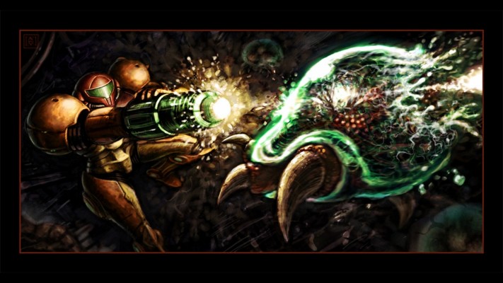 Metroid Black And White - 1280x1024 Wallpaper - teahub.io