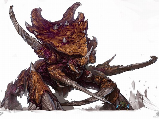 Photo Wallpaper Starcraft, Powerful, Zerg, Primal Zerg, - Has Awakened ...