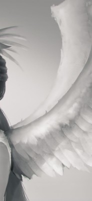 Angel, Wings, Profile View - Angel Wings Iphone X - 1125x2436 Wallpaper ...