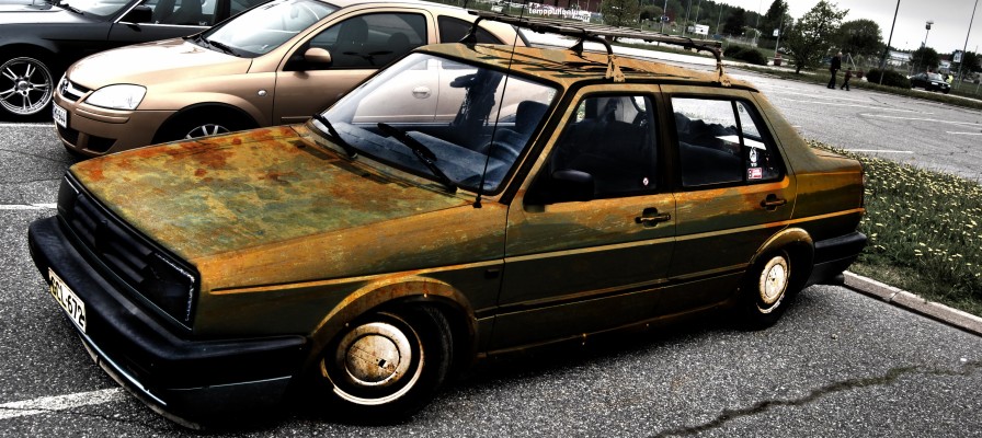 Vw Jetta Rat Rod - 3872x1728 Wallpaper - teahub.io