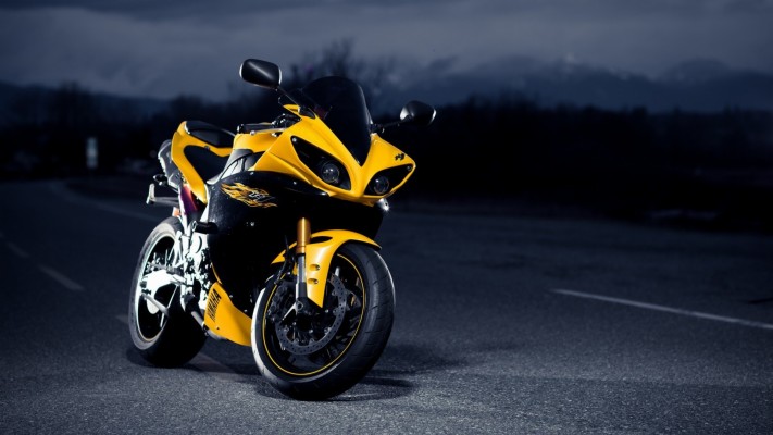 Night Roads Motorbikes Yamaha Yzf-r1 - Yamaha R1 - 1920x1080 Wallpaper ...