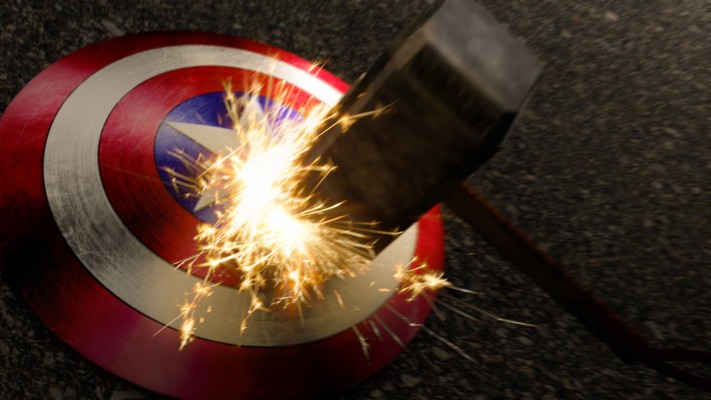 Captain America Hammer Png - 736x1307 Wallpaper - teahub.io