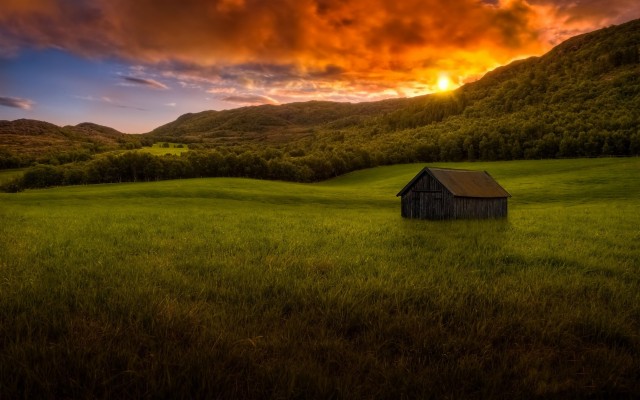 Landscape Summer Sunset - 1920x1200 Wallpaper - teahub.io