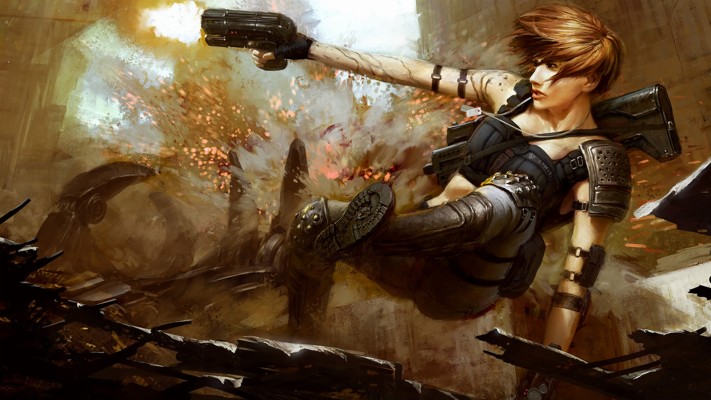 Epic Fantasy Female Warrior - 1920x1080 Wallpaper - teahub.io