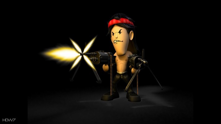 Mud Tv Rambo Role Widescreen Hd Wallpaper - Figurine - 1920x1080 ...