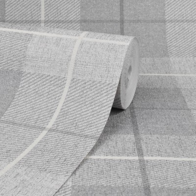 Arthouse Country Tartan Grey Wallpaper - Thread - 1000x1000 Wallpaper ...