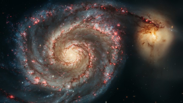 Whirlpool Galaxy - 1920x1080 Wallpaper - teahub.io