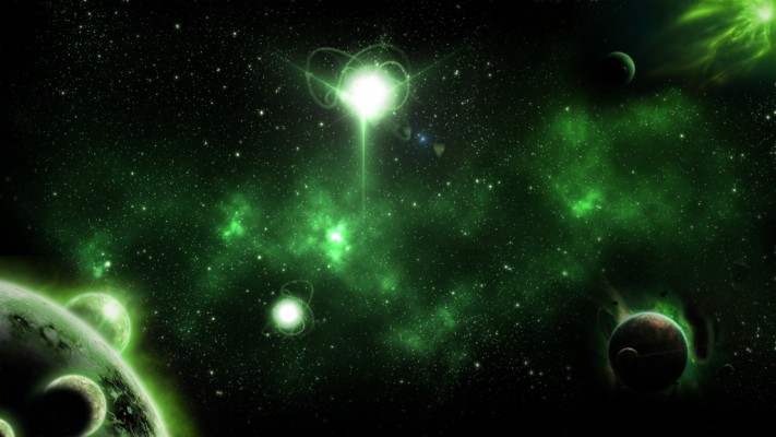 Green Space Wallpaper - Space Green Wallpaper 4k - 1920x1080 Wallpaper ...