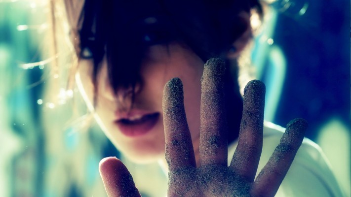 Wallpaper Girl Hand Contact Sand - Wallpaper - 1920x1080 Wallpaper ...