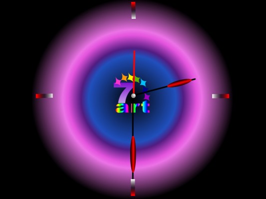 Clock,gradient,paint Your - Clock - 1056x792 Wallpaper - teahub.io