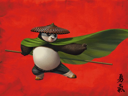 Kung Fu Panda Po With Hat - 1024x768 Wallpaper - teahub.io