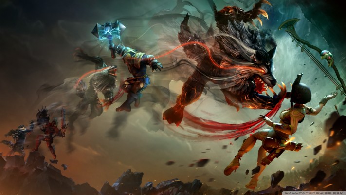 Smite Wallpaper, Chaac Y Geb Smite Pinterest Wallpapers - Smite Thor ...