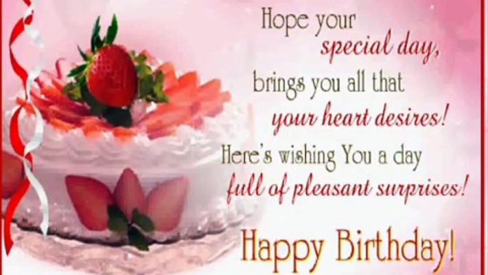 Happy Birthday Messages - Best Lines Of Happy Birthday - 1280x720 ...