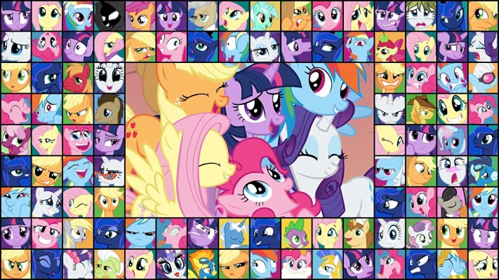 My Little Pony Collage - 1280x720 Wallpaper - teahub.io