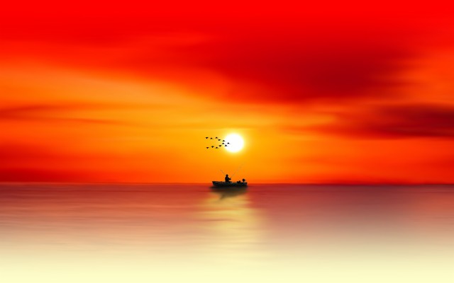 Sea Sun Background Hd - 3840x2400 Wallpaper - teahub.io