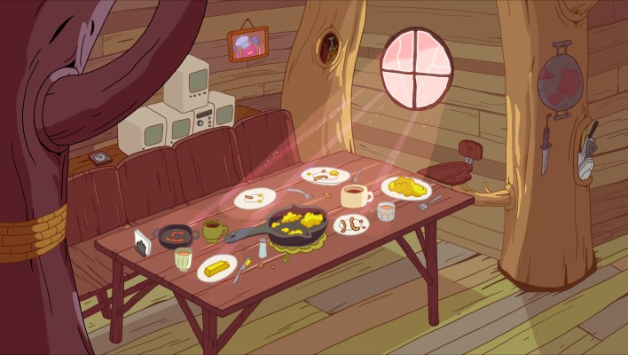 Adventure Time Finn And Jake Eating - 4334x2447 Wallpaper - teahub.io