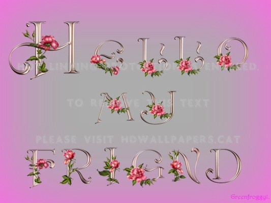 Hello,friend - Graphics - 1024x768 Wallpaper - teahub.io