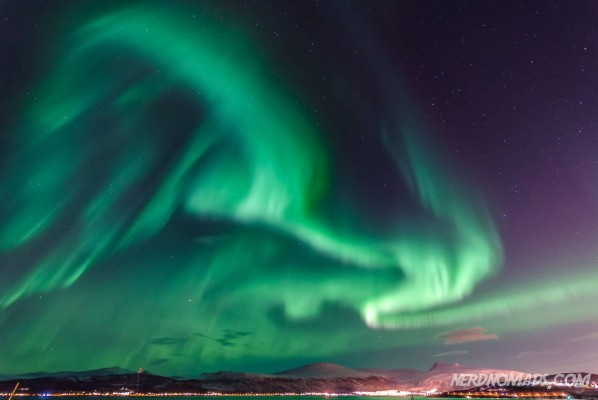 Northern Lights Tromso City - Northern Lights Tromso Hd - 1600x1069 ...