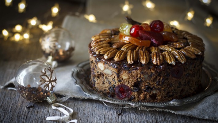 Cakes - Christmas Cake Wallpaper Hd - 3840x2160 Wallpaper - teahub.io