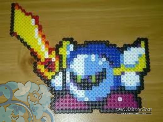 Meta Knight - Meta Knight Perler Beads - 1442x1080 Wallpaper - teahub.io
