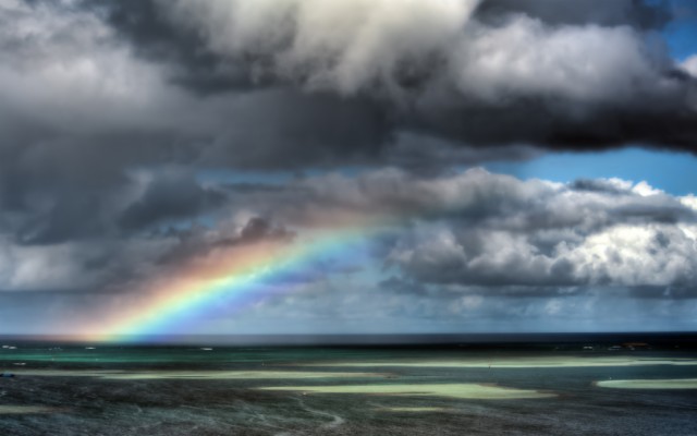 Deep Water Rainbow Hd Wallpaper - Rainbow - 1024x640 Wallpaper - teahub.io