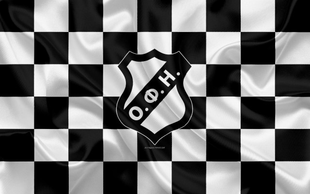 Ofi Fc, 4k, Logo, Creative Art, Black And White Checkered - Ofi Crete ...