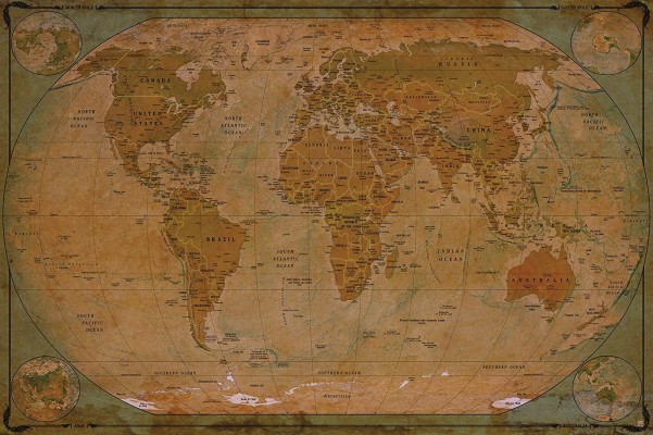 Old World Map Vertical - 968x1300 Wallpaper - teahub.io